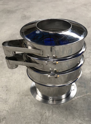 Vibrating Sifter, 2 layers, width 120cm (stainless steel)