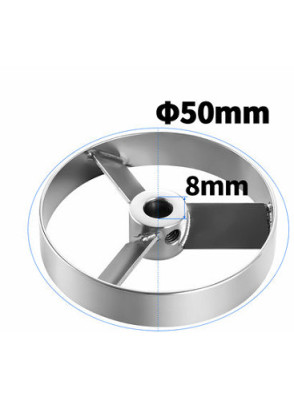 Turbine 3-blade 304 Stainless Steel (50x8mm)