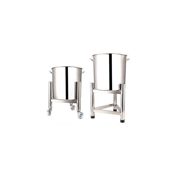 Tank cart (stainless steel 304, 30 cm.) with fixed presser feet.