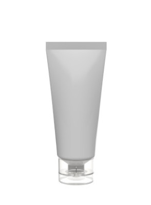 Clear tube, clear flip cap, 20ml