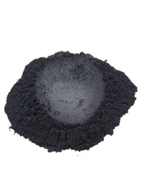 Black Glitter Mica (Food Grade, 10-60micron)
