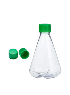 Sterile Triangular Shake Culture Flask (1000ml, breathable cap, concave ...