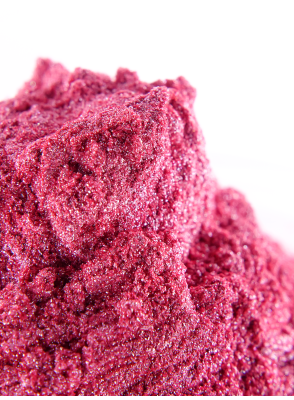 Luster Pink Mica, light pink, silvery sheen (size A)