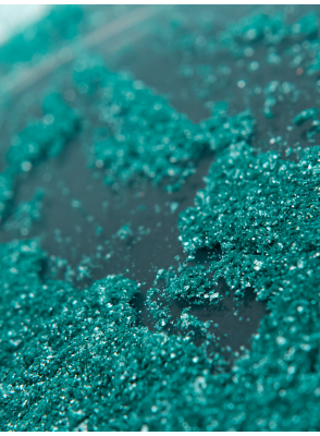 Jade Green Glitter Mica ( Food Grade, 50-500micron)