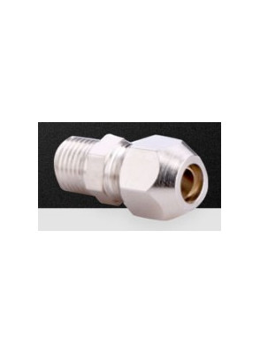 Straight air connector, quick connect, 6mm pipe, 5mm male thread (PC6-M5)