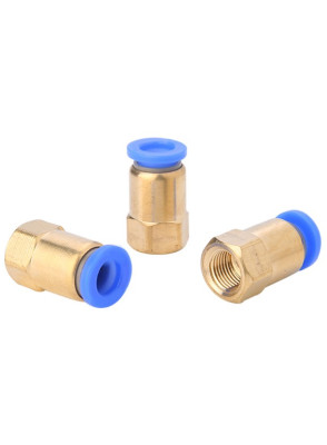 Straight air connector, 8mm pipe, internal thread 3/8 (PCF8-03)