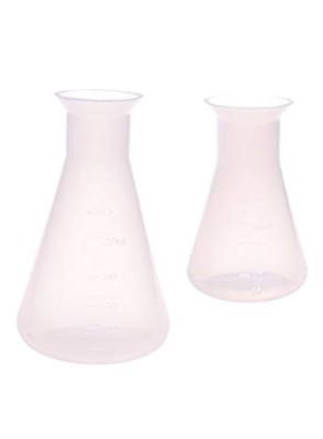 Plastic Erlenmeyer flask without lid, protruding mouth, 1000ml