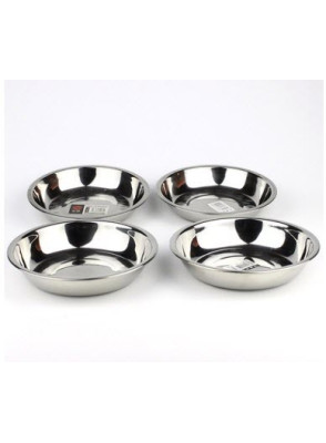 304 stainless steel plate, diameter 14cm