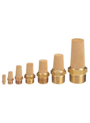 Silencer, air vent, Silencer, thread 1/2 (4 hun)