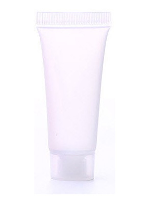 Cream tube, gel tube, white, 5ml