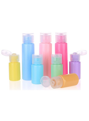 Flip cap bottle, cream, gel, liquid, light pink, 30ml