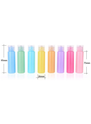 Flip cap bottle, cream, gel, liquid, light pink, 30ml