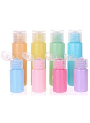 Flip cap bottle, cream, gel, liquid, light pink, 30ml