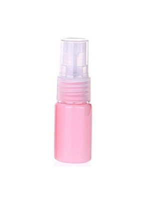 Spray bottle, low shape, 10ml, light pink