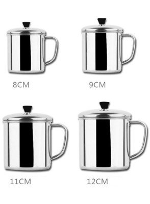 304 stainless steel cup, size 8cm