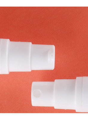 White spray bottle, white cap, 10ml