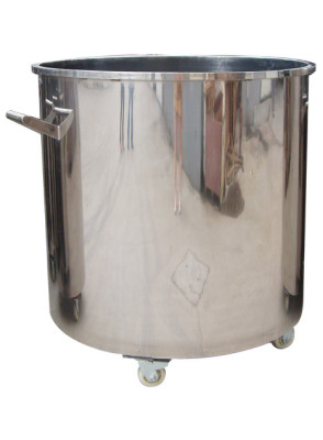 304 stainless steel tank with wheels 50x50cm (90 liters)
