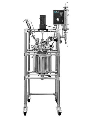 Reactor ( 3L ) double-layer 304 all stainless steel ( high temperature ...