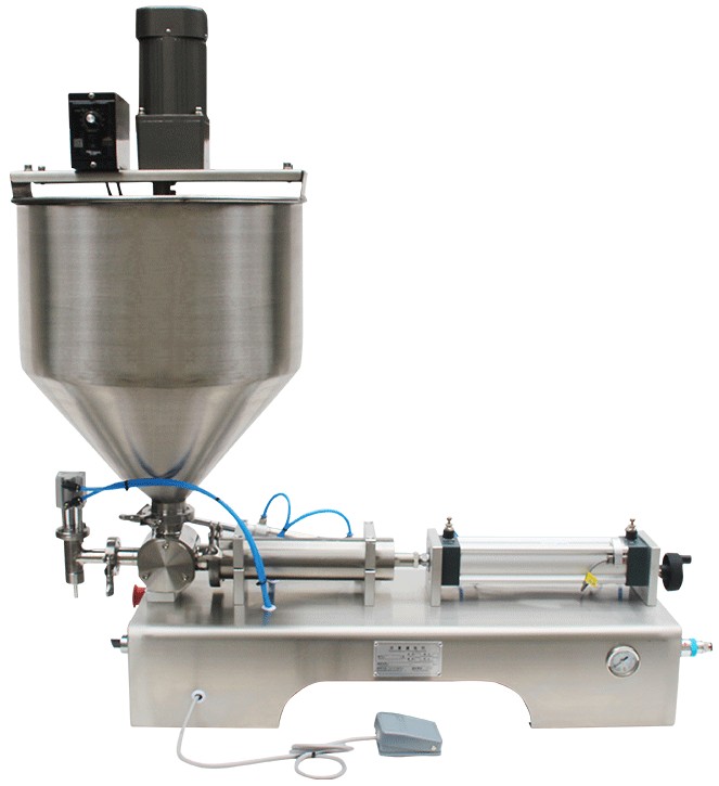 Automatic cream filling machine, stirring pot, 100ml-1000ml
