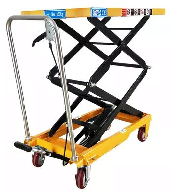 Hydraulic cart 150kg 700x450mm, lift height 720mm