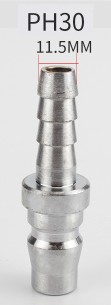 Air coupling, quick connect, plug-female thread PH-30