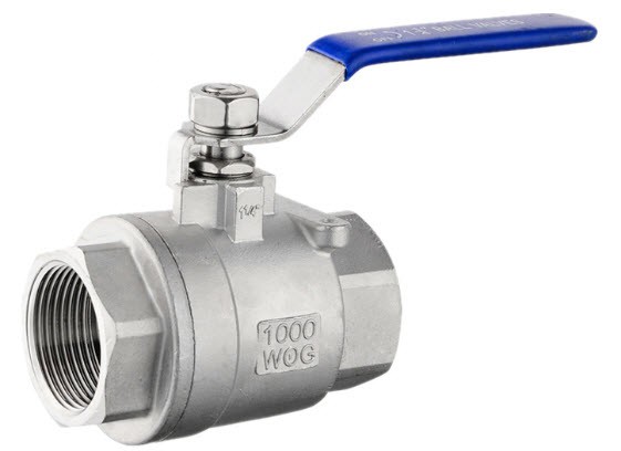 Ball valve, stainless steel 304, female thread DN8 (1/4)