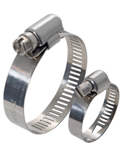 Pipe clamp, cable clamp, size 8mm (stainless steel 304)