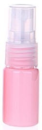Spray bottle, low shape, 10ml, light pink