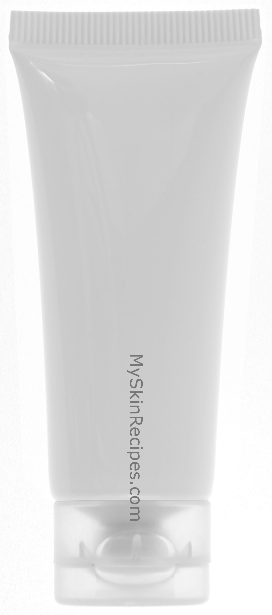 White tube, clear flip cap, 20ml