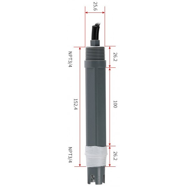 ORP Probe for ORP Controller (5 meter cable)