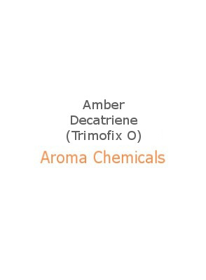 Amber Decatriene (Trimofix O) – amber woody fixative